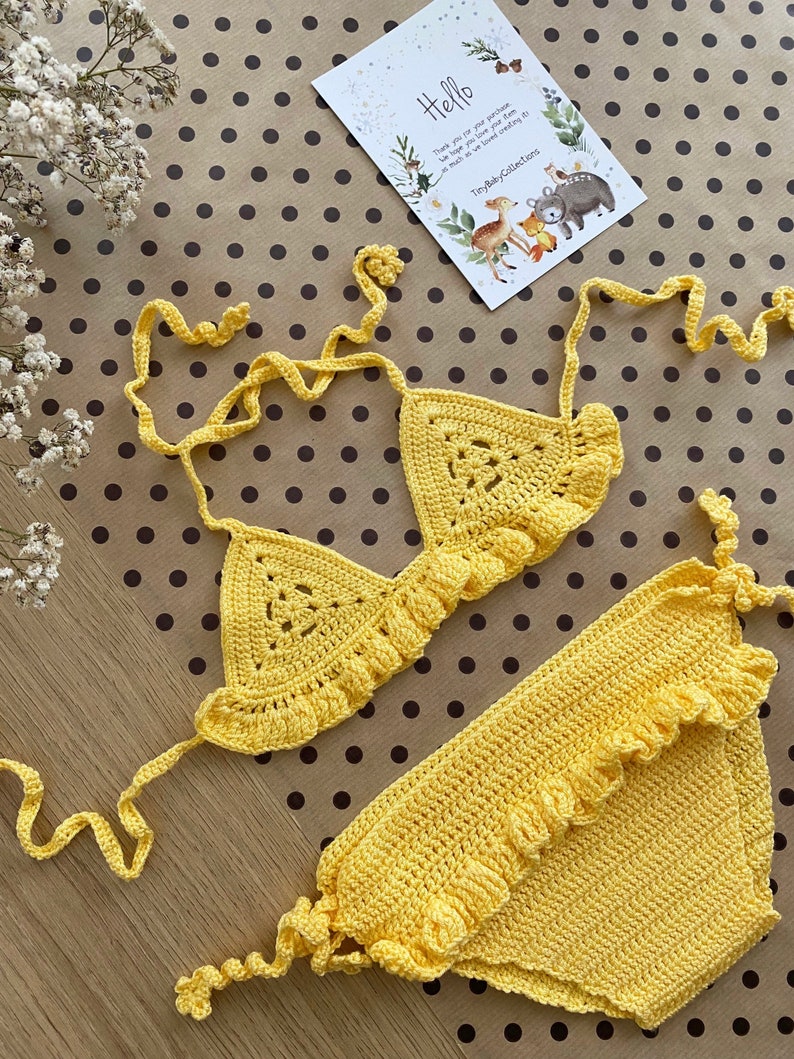 Crochet Baby Bikini Baby Bikini Newborn Photography Prop - Etsy