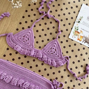 Crochet Baby Bikini, Baby Bikini, Newborn Photography Prop, Baby Shower ...