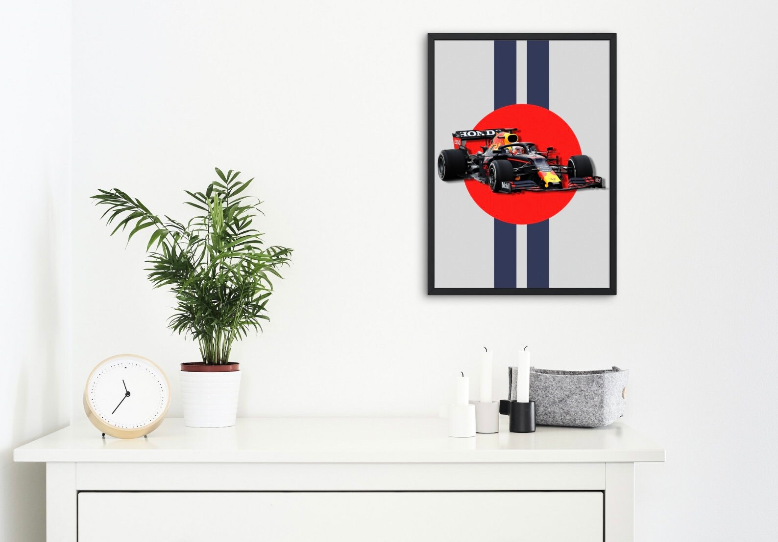 Red Bull F1 Car Livery, Formula 1 Inspired Wall Art, Wall Decor ...