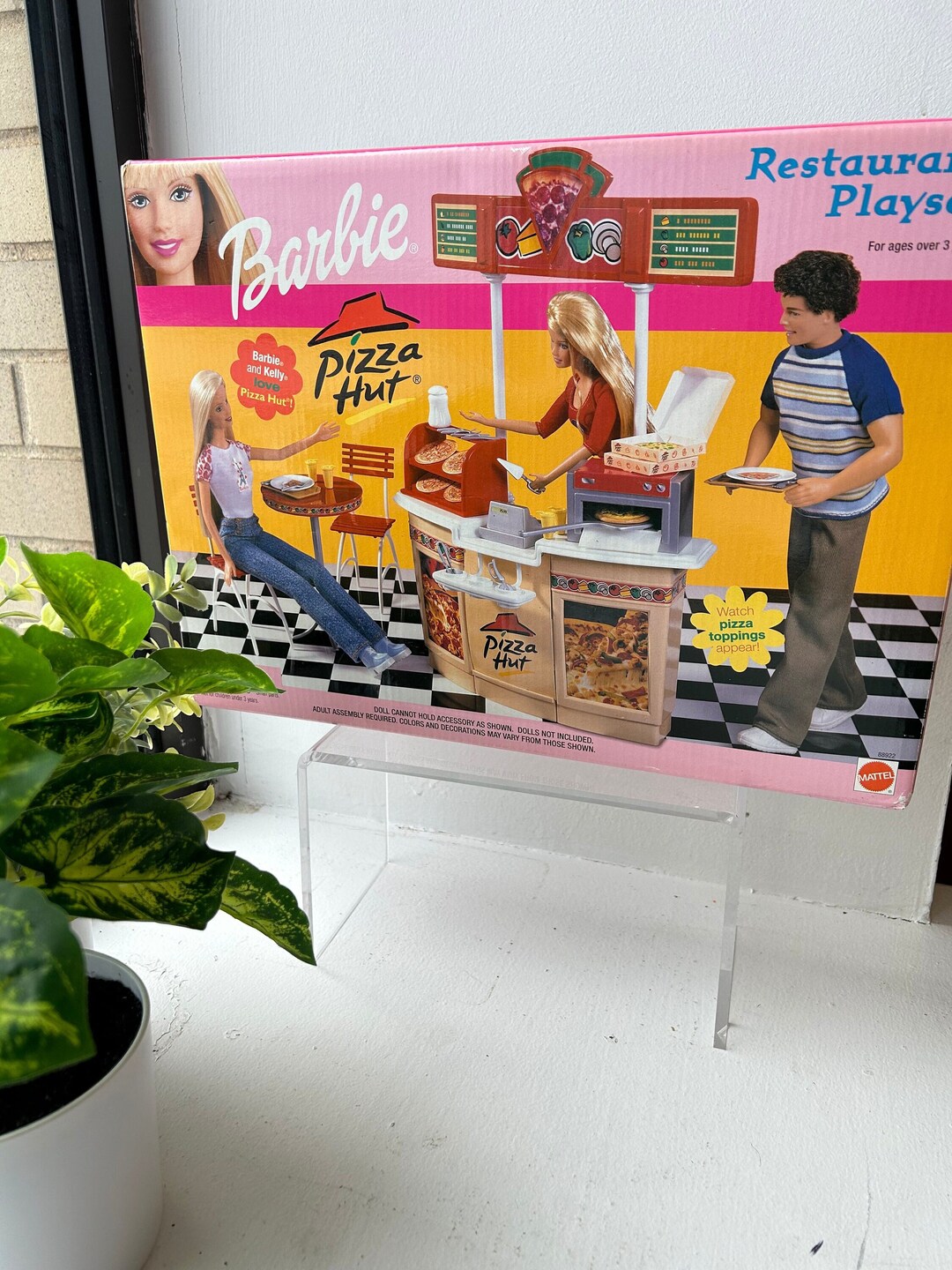 Barbie Pizza Hut Restaurant Playset Mattel 2001 Vintage New - Etsy
