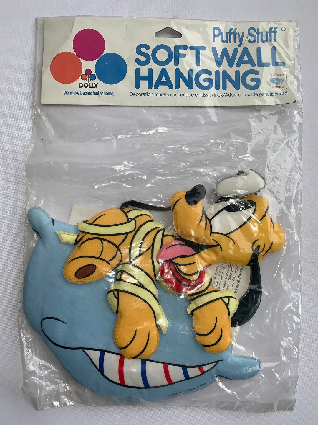 Vintage New Puffy Stuff Soft Wall Hanging Baby Pluto Decoration for ...