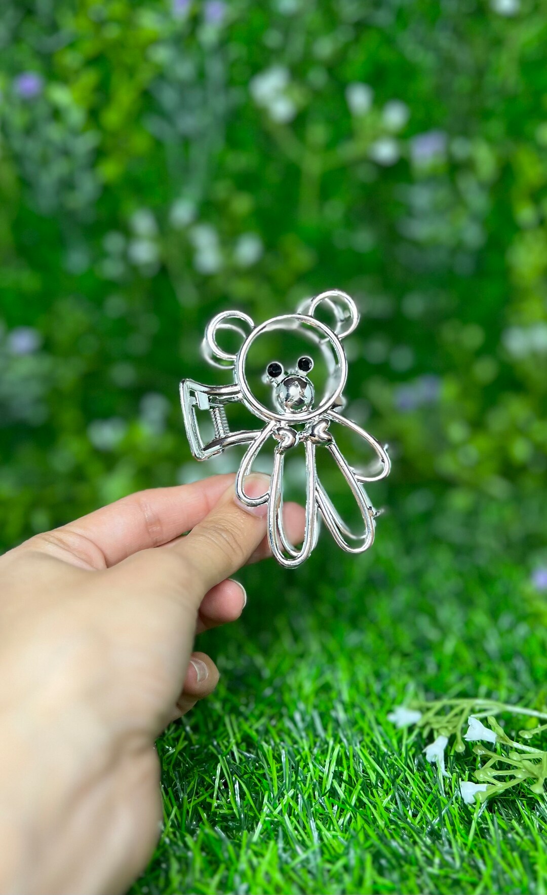 Teddy Hair Claw, Y2K Hair Clips, Cute Hair Claw, Small Hair Claw - Etsy