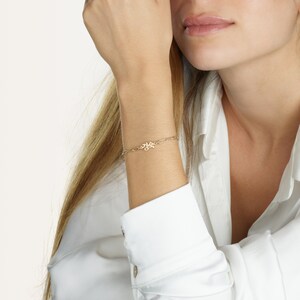 Korean Paperclip Name Bracelet for Women, Personalized Korean Name ...