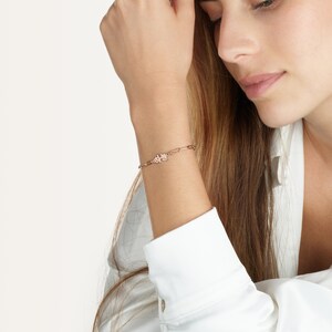 Korean Paperclip Name Bracelet for Women, Personalized Korean Name ...