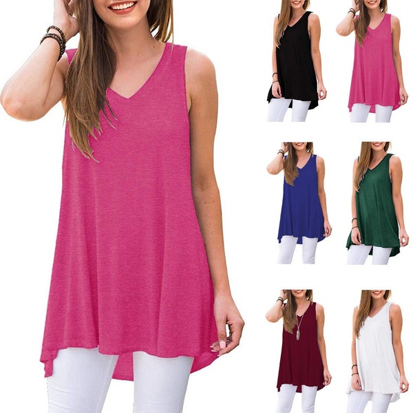 Tunic Tank Tops - Etsy