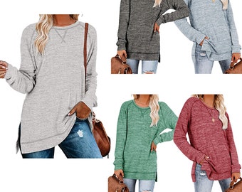 Side Slit Tunic - Etsy