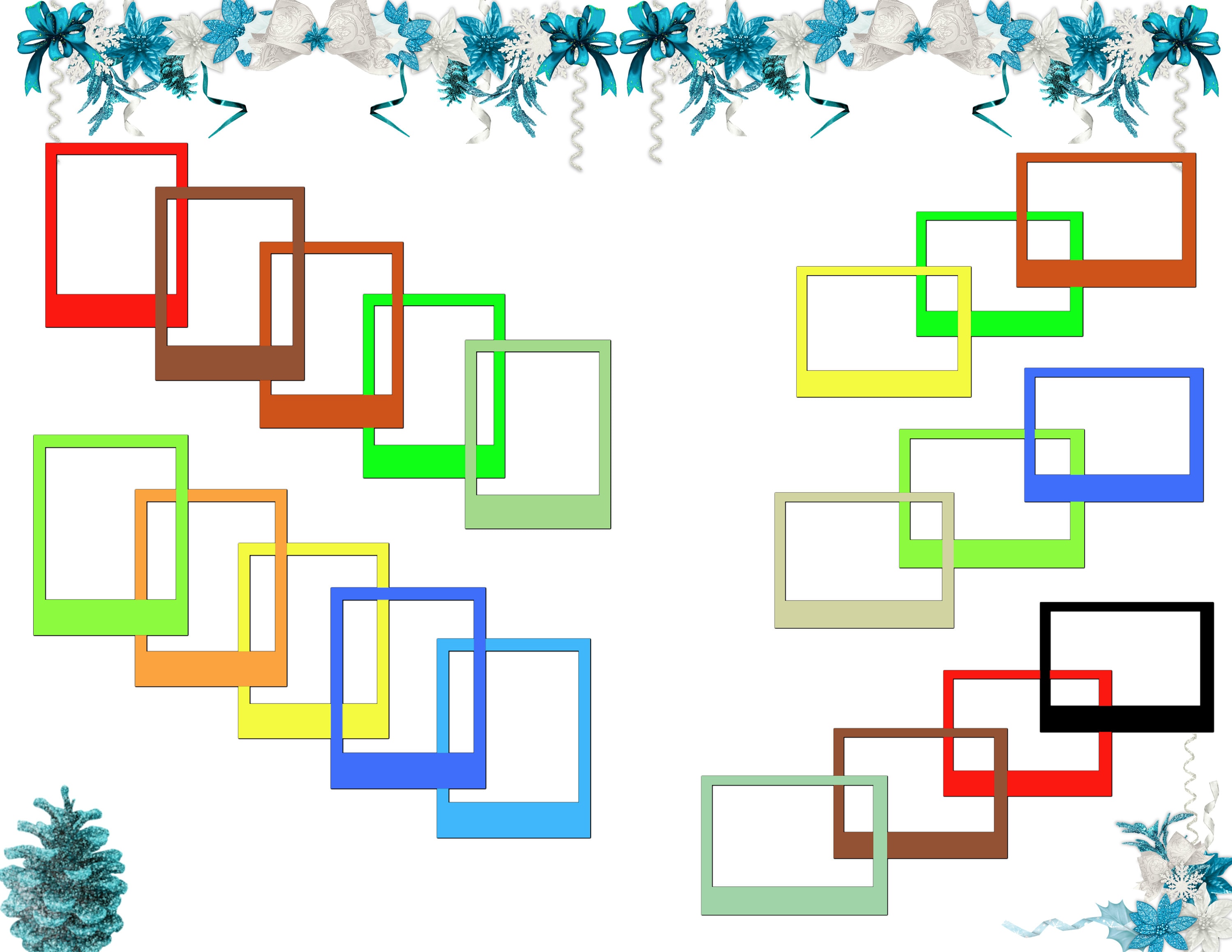 Digital Polaroid Frame/digital Photo Frame/digital Stickers/used to ...