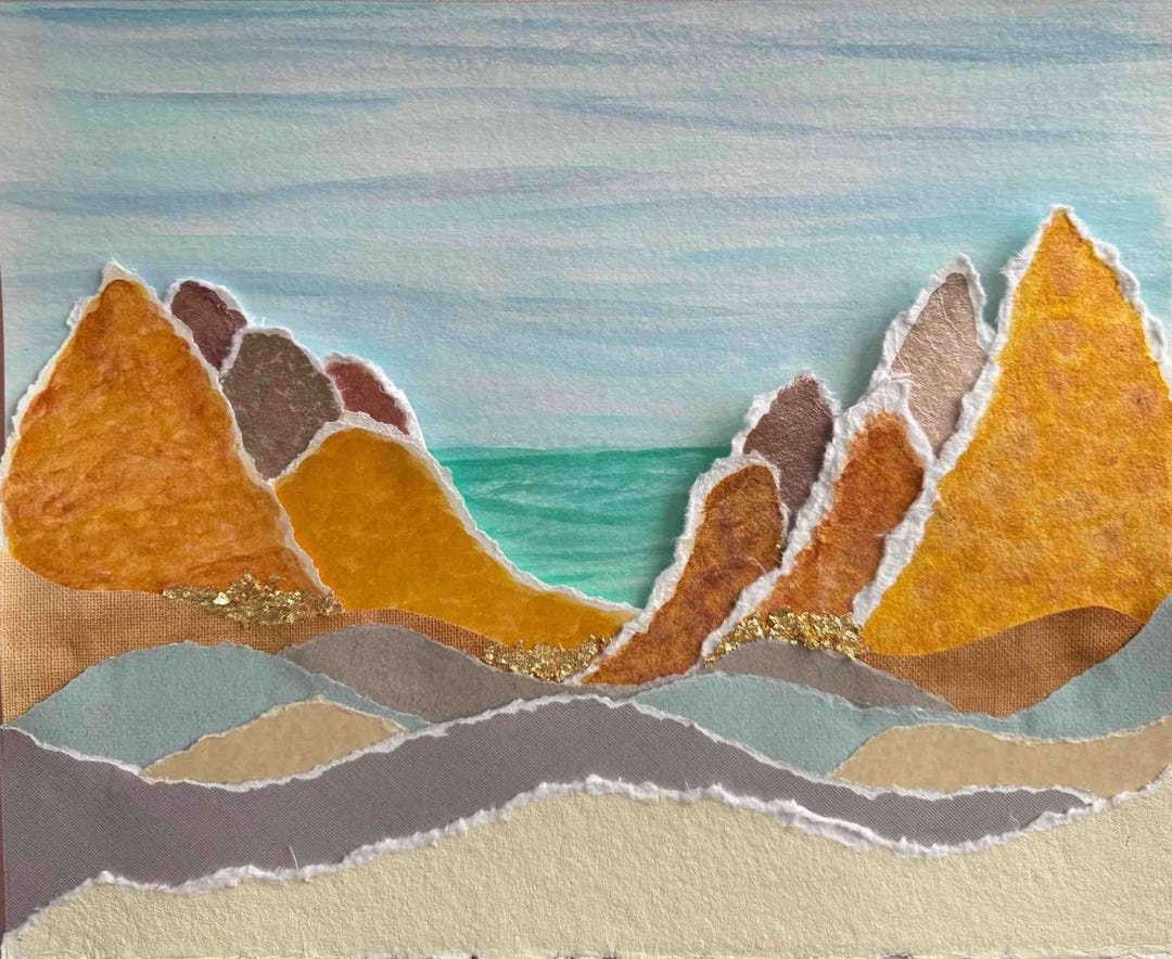 Digital Download Torn Paper Art Original Art Print at Home-bundle - Etsy