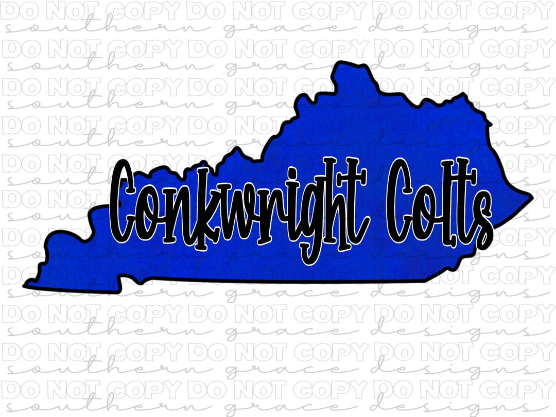 Conkwright Colts KY PNG Digital Download - Etsy