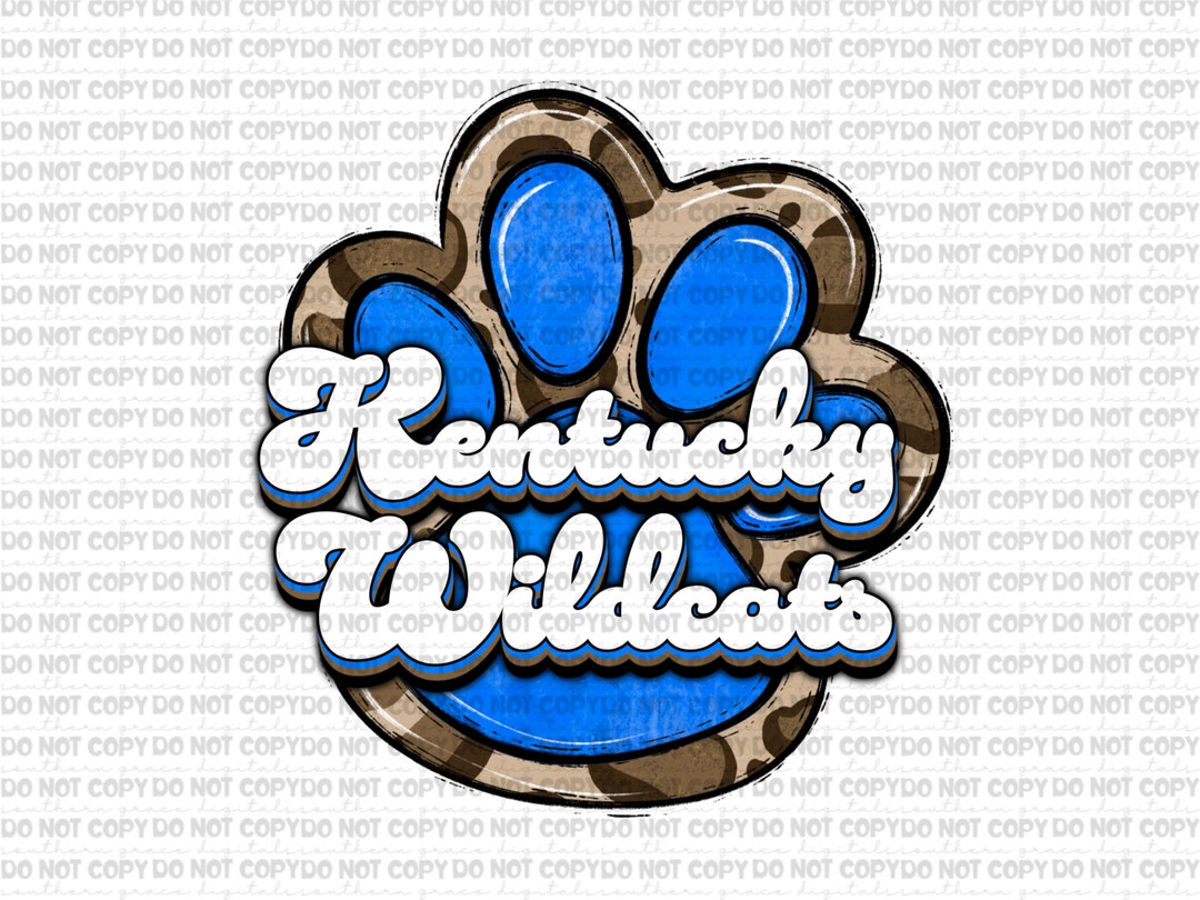 Kentucky Wildcats Paw PNG Digital Download - Etsy