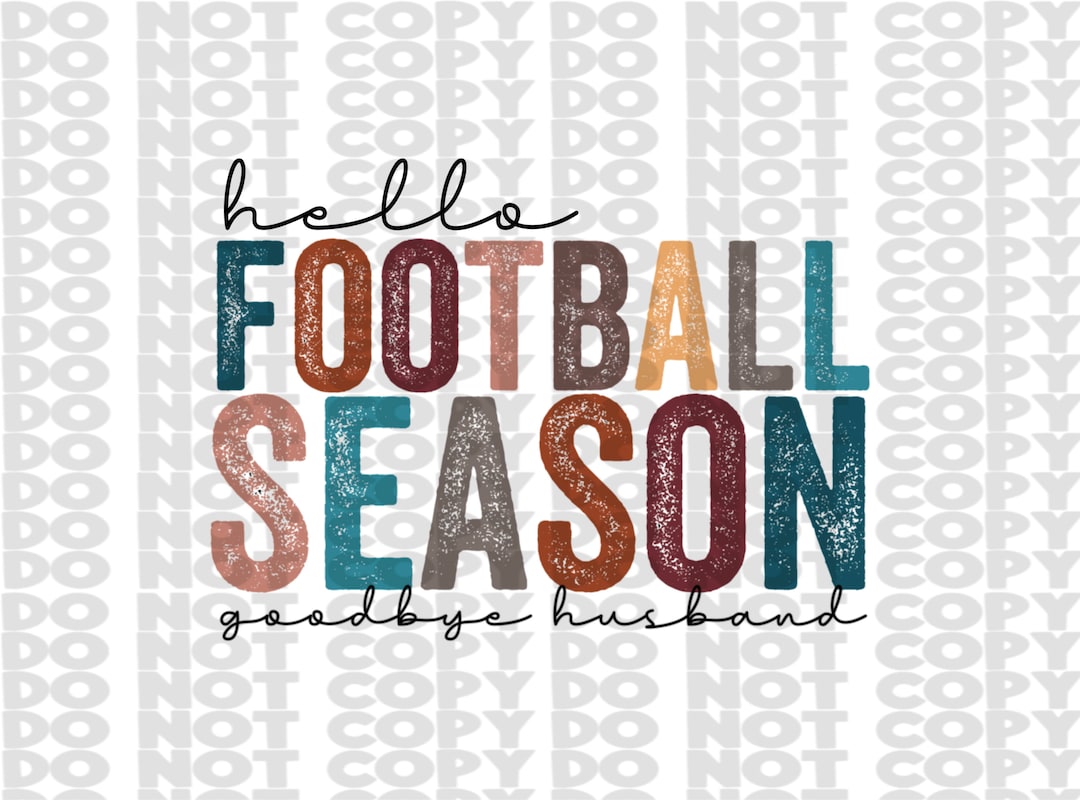 Hello Football Season PNG Digital Download - Etsy