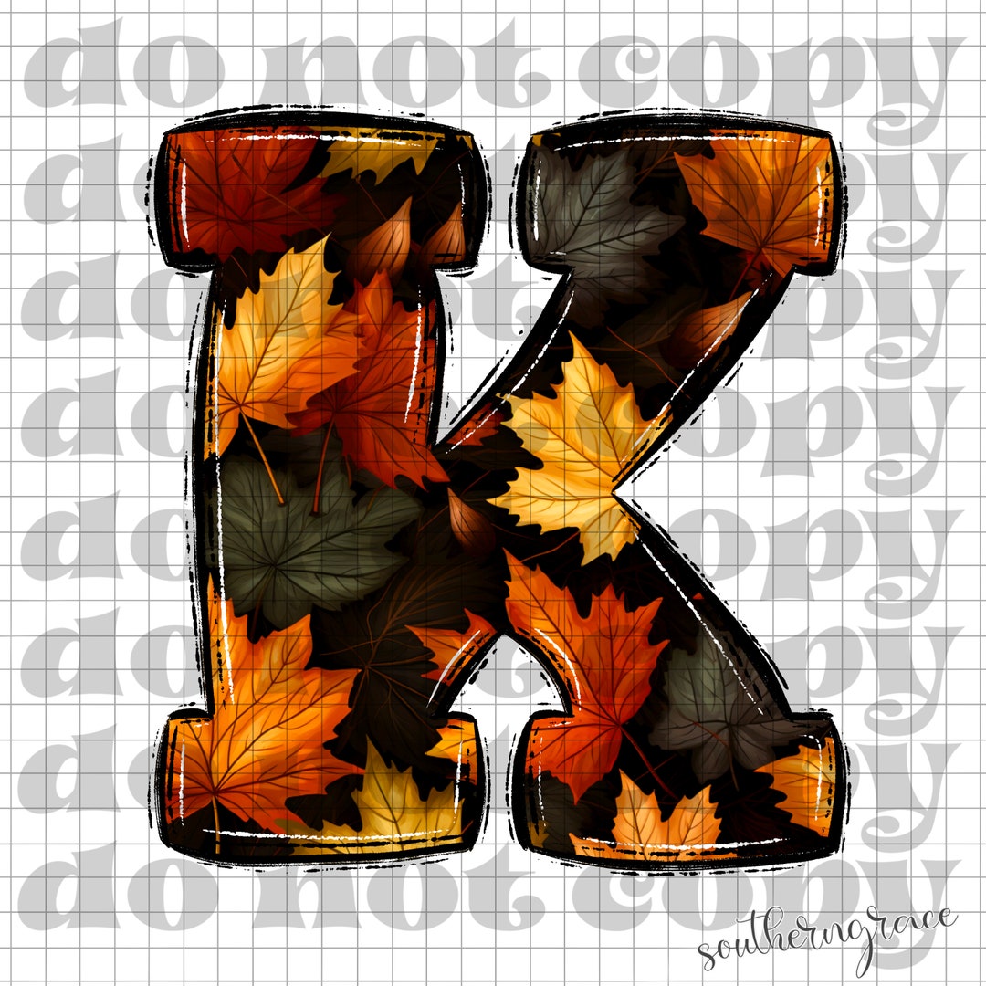 Kentucky K Fall PNG Digital Download - Etsy