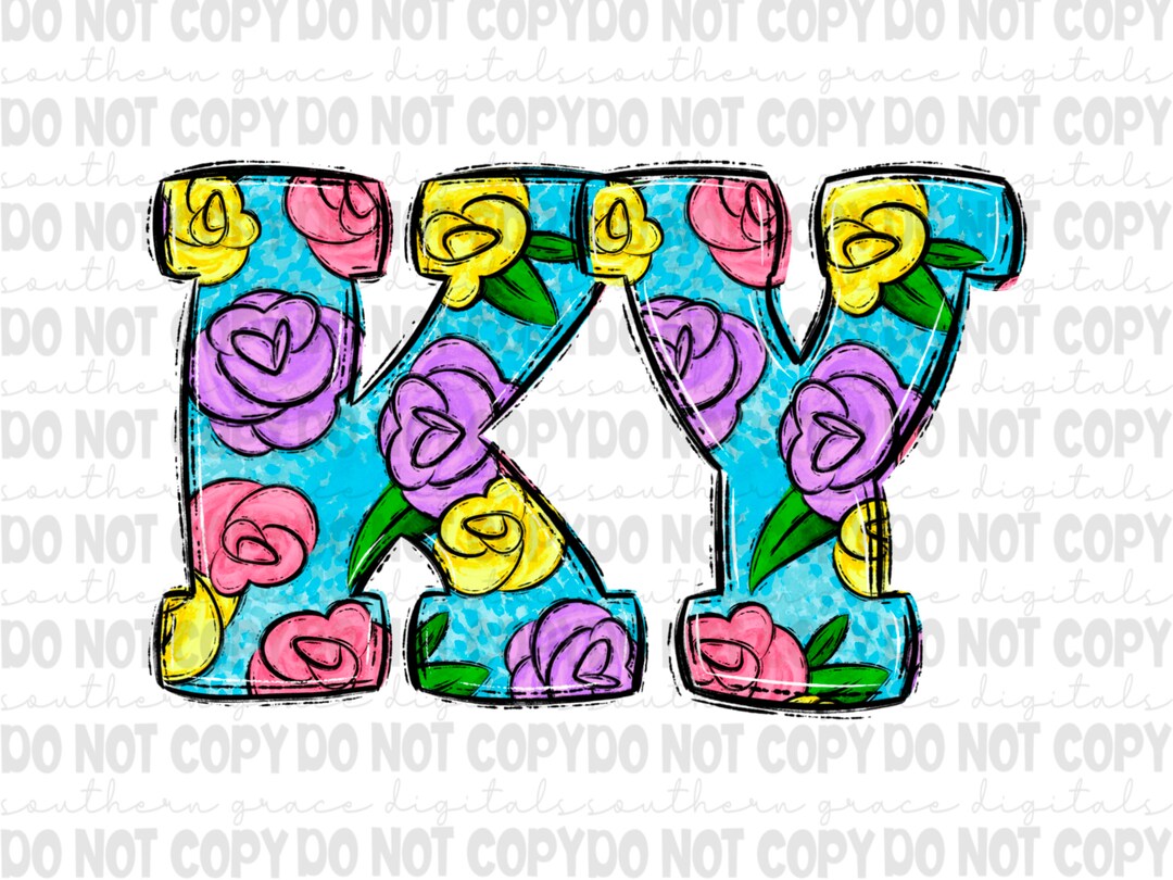Easter Floral KY PNG Digital Download - Etsy
