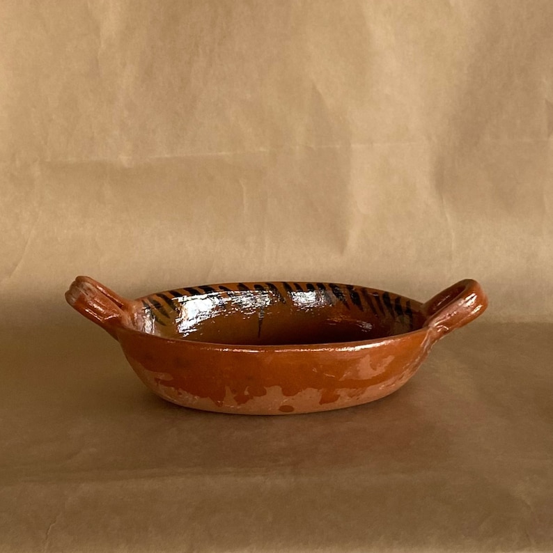 Oval Handmade Cazuela. Mexican Aesthetic Dish With - Etsy