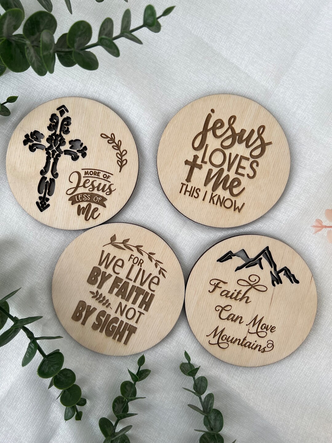Christian Coaster, Religious, Jesus - Laser Cut Vector File DIGITAL ...