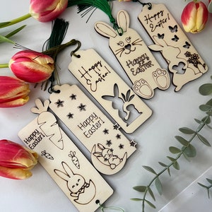 Bundle Easter Bookmarks, Bunny Bookmarks, Easter Bookmarks Design Dxf ...