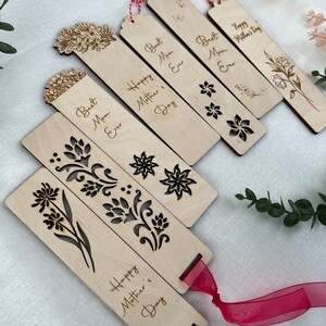 Floral Bookmark, Mom Bookmark, Spring Bookmark, Womens Day Bundle ...