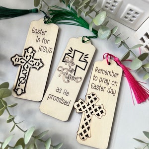 Cut and Score Bundle Religious Bookmarks Easter Jesus, Christian Design ...