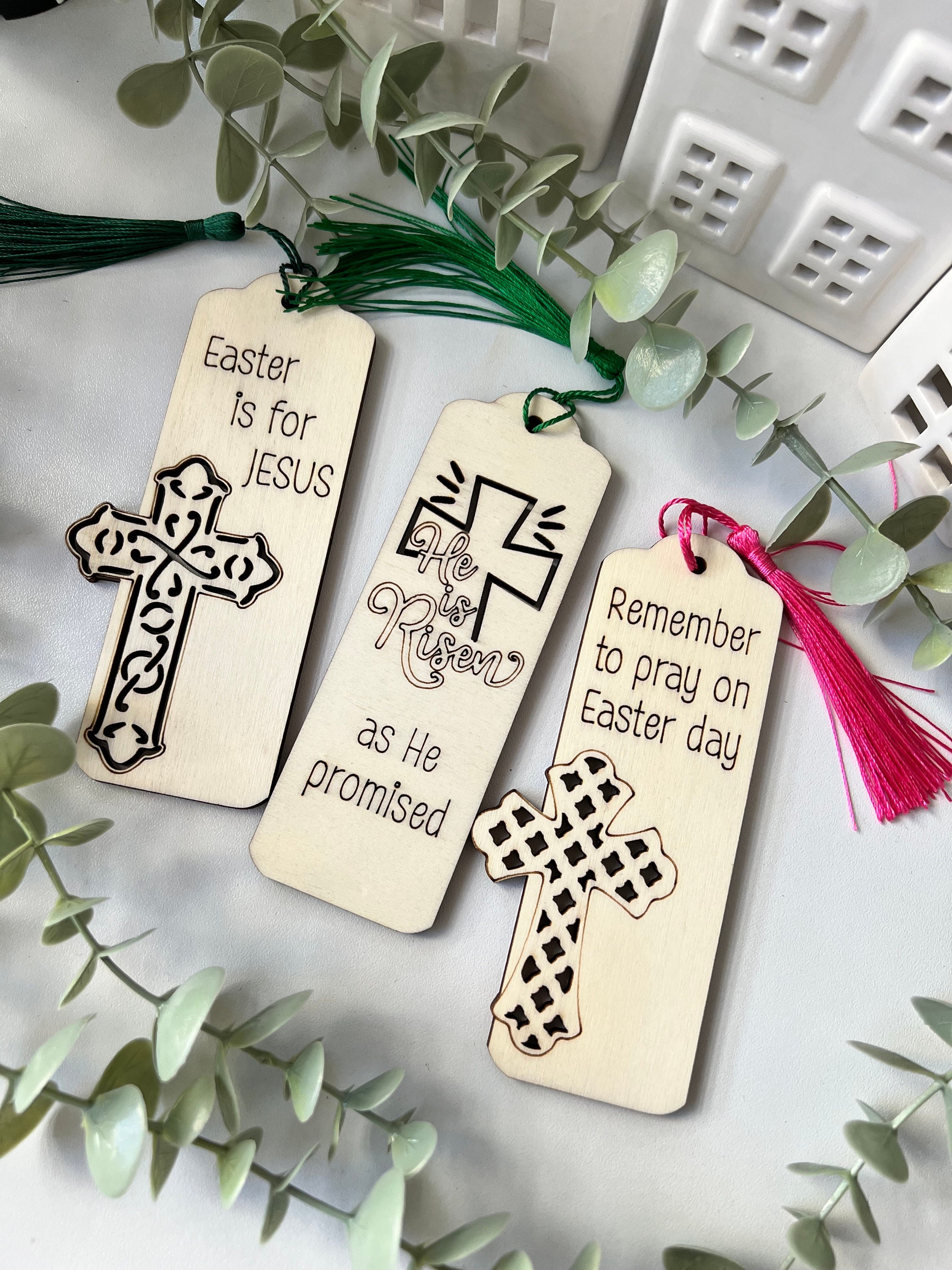 Laser Cut Easter Bookmark Bundle: Christian SVG DXF (digital File) - Etsy