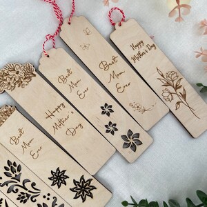 Floral Bookmark, Mom Bookmark, Spring Bookmark, Womens Day Bundle ...