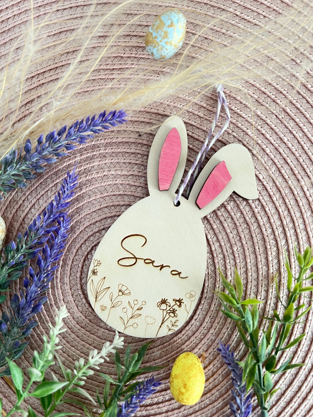 Easter Basket Tags Svg, Bunny Tags Svg, Bunny Egg Tag, Easter Name Tags ...