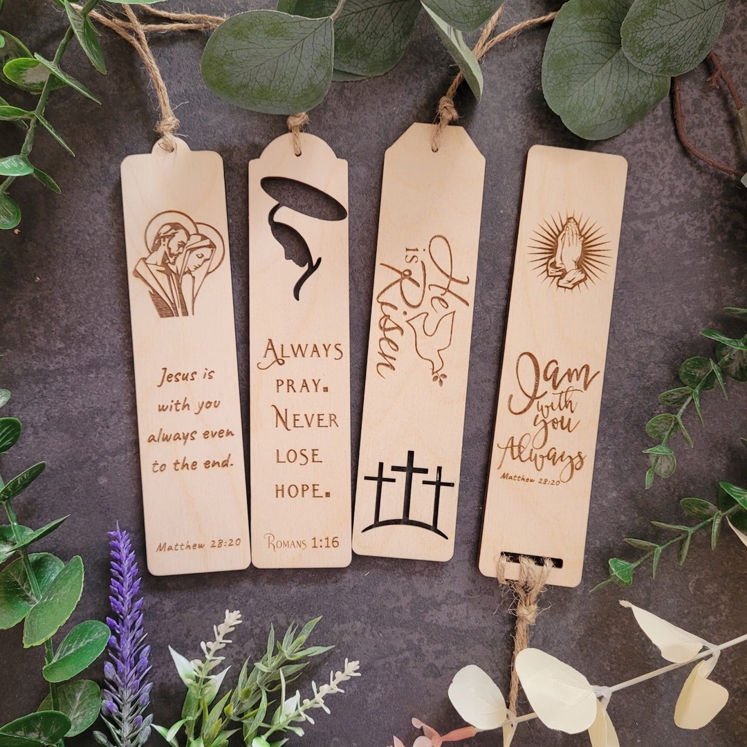 Bundle Religious Bookmarks, Easter Bookmarks, Jesus Christian Design ...