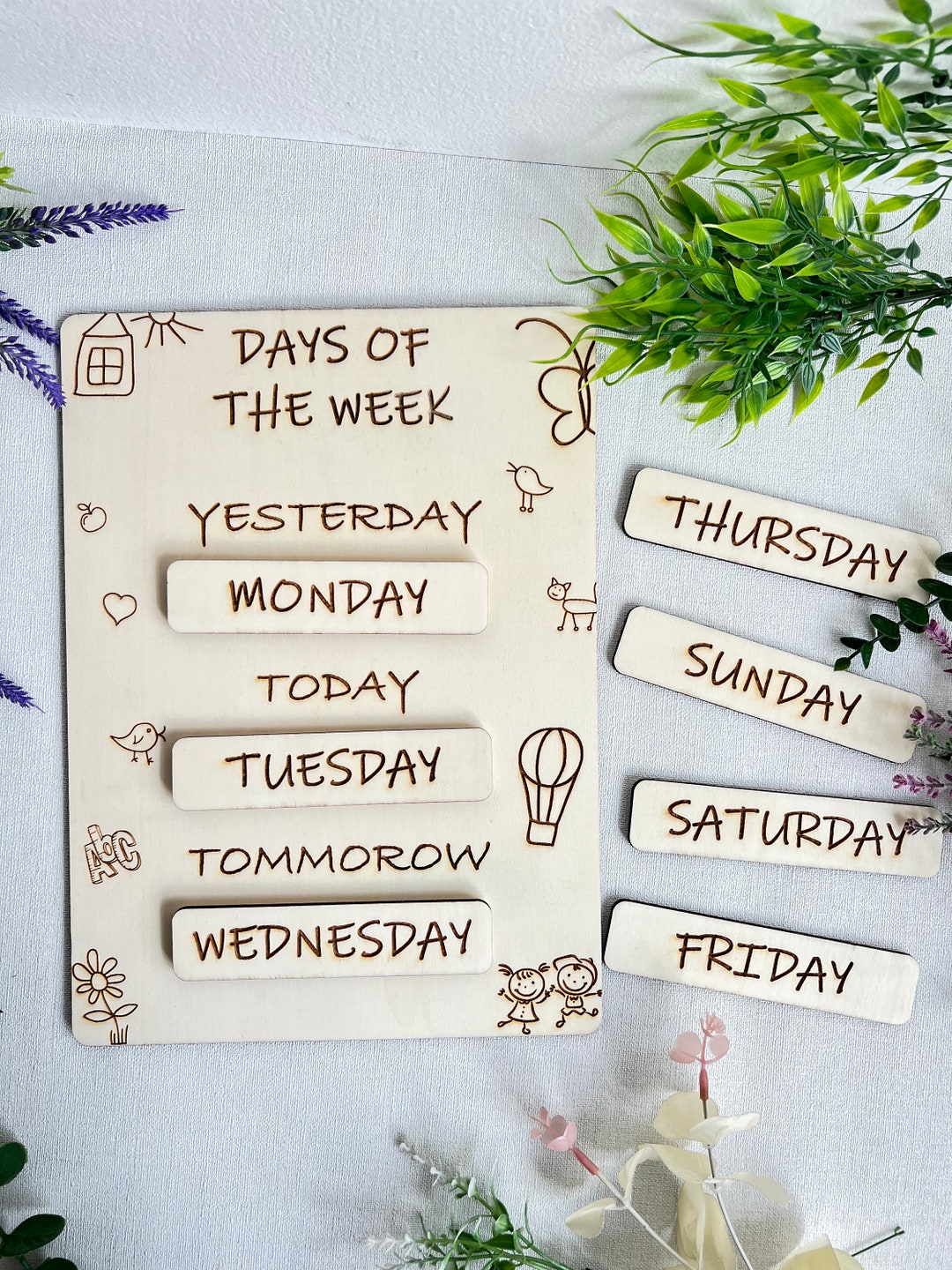 Days of the Week, Learn Days of the Week, Kids Teaching, Montessori ...