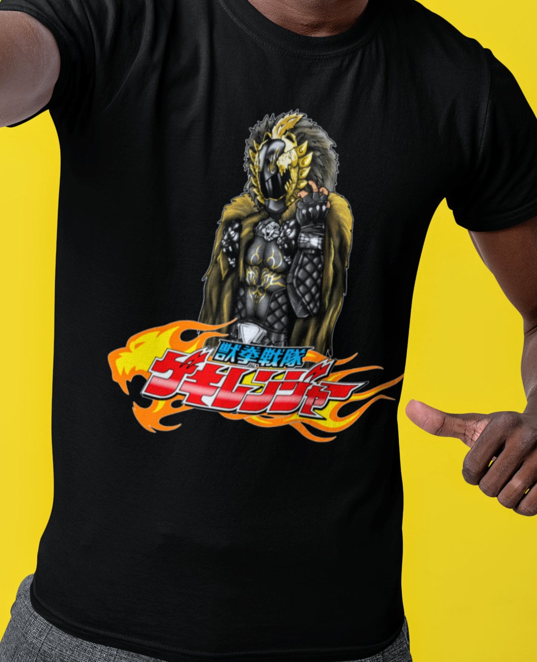 Black Lion Rio Super Sentai T Shirt Custom Graphic Art Shirts Rangers ...