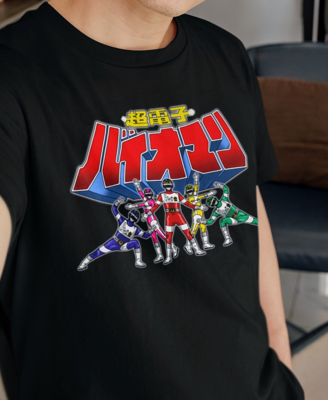 Bioman Logo Super Sentai T Shirt Custom Graphic Art Shirts Rangers ...