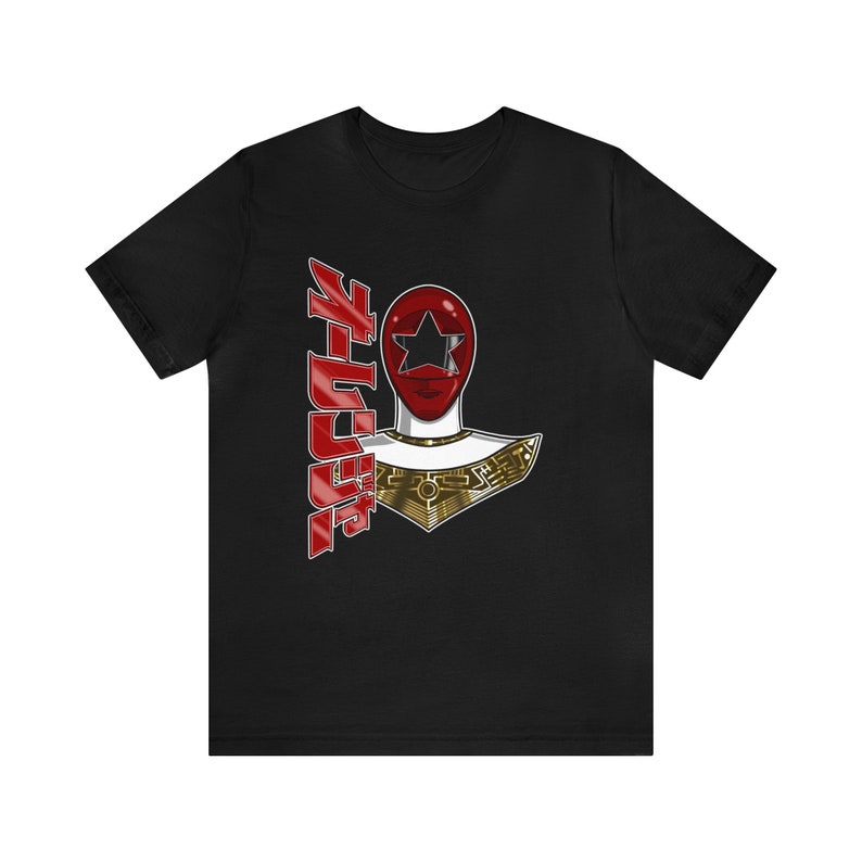 Ohranger Red Super Sentai T Shirt Zeo Ranger Custom Graphic Art Shirts ...