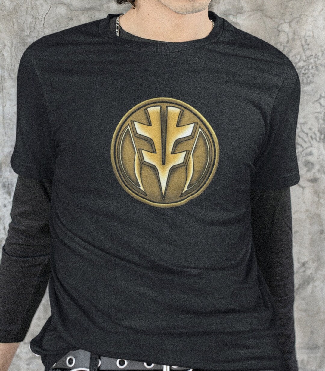 White Ranger Logo Super Sentai T Shirt MMPR Dairanger Custom Graphic ...