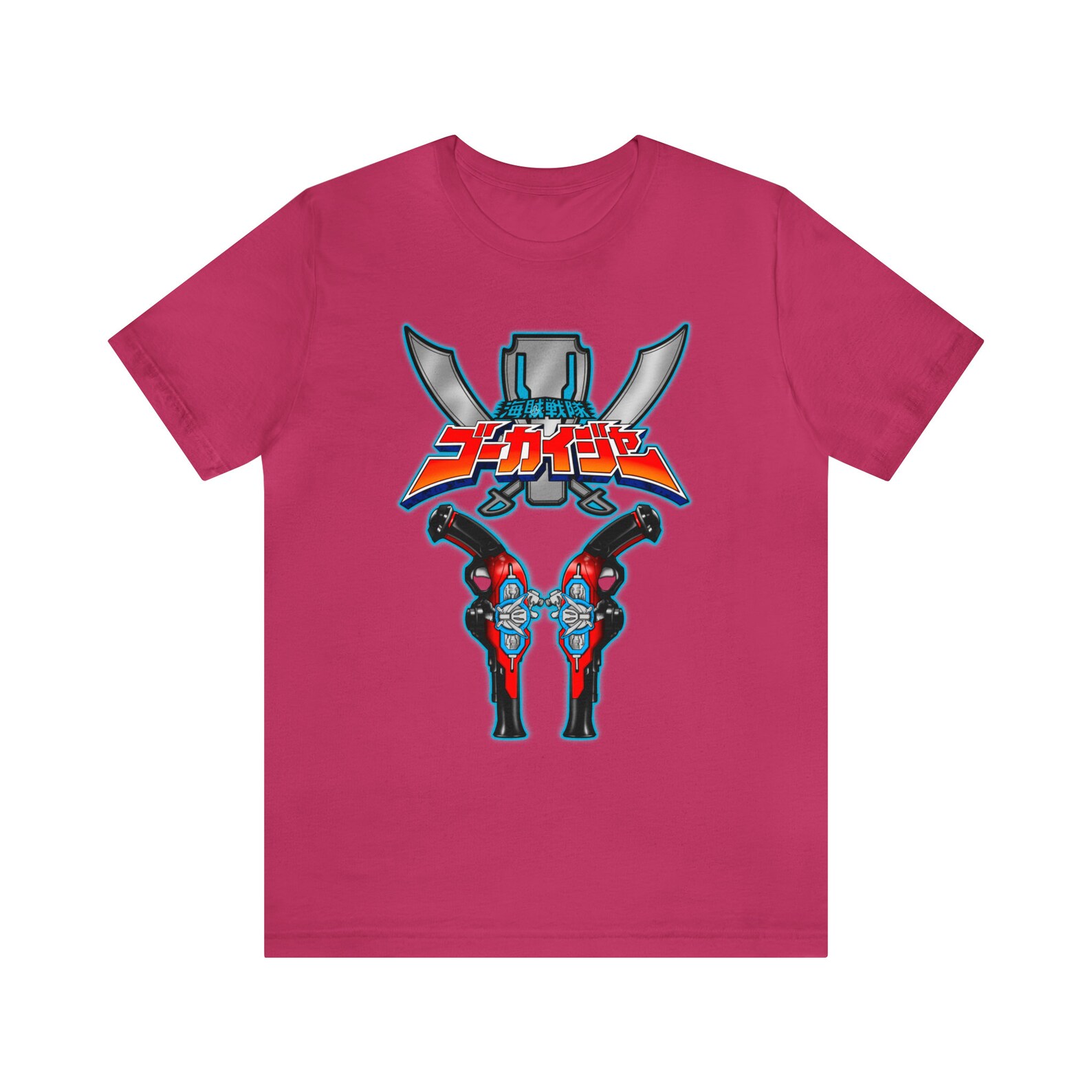 Gokaiger Gokai Blasters Super Sentai T Shirt Custom Graphic Art Shirts ...