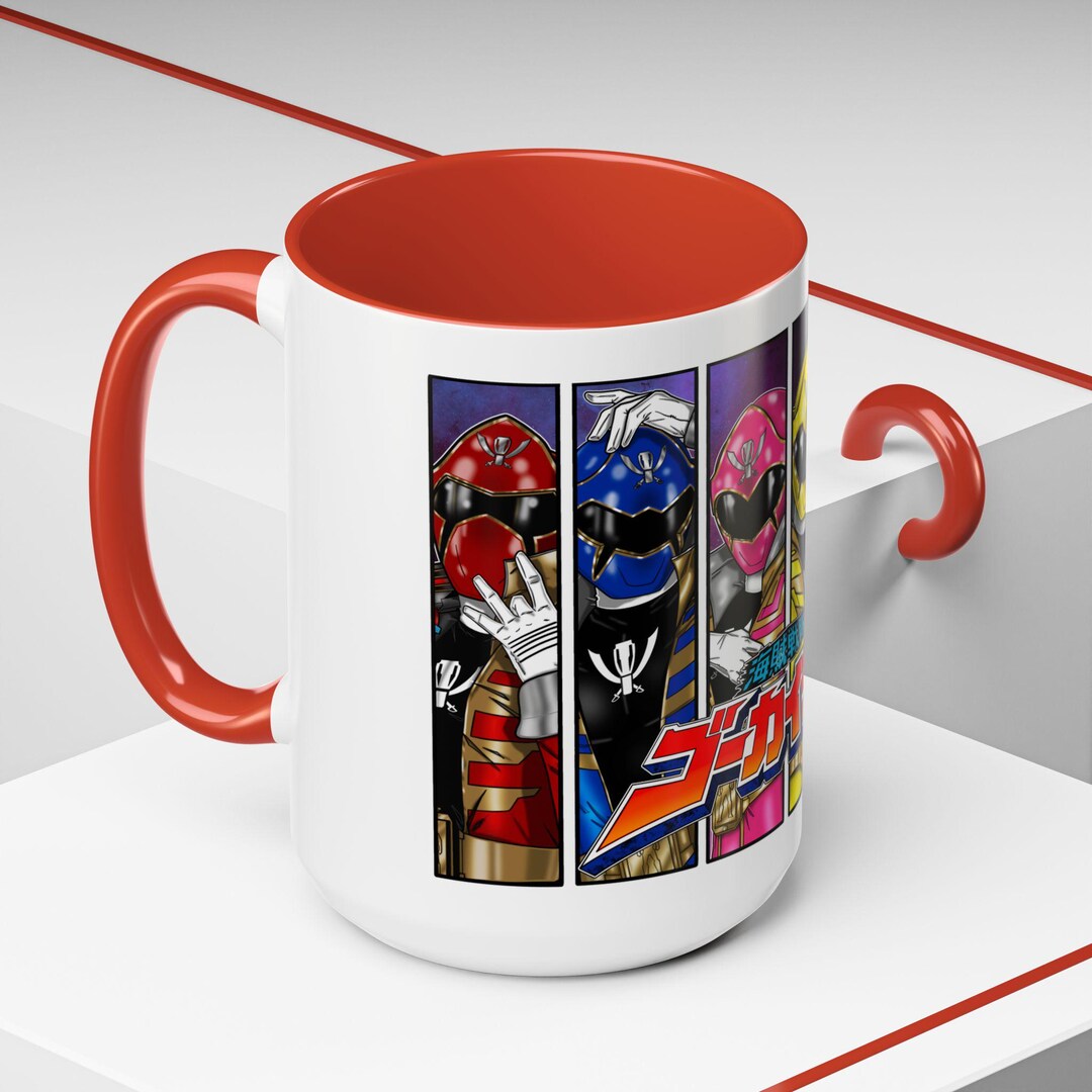 Gokaiger Mug 15oz Super Sentai Power Rangers Retro Coffee Cup - Etsy