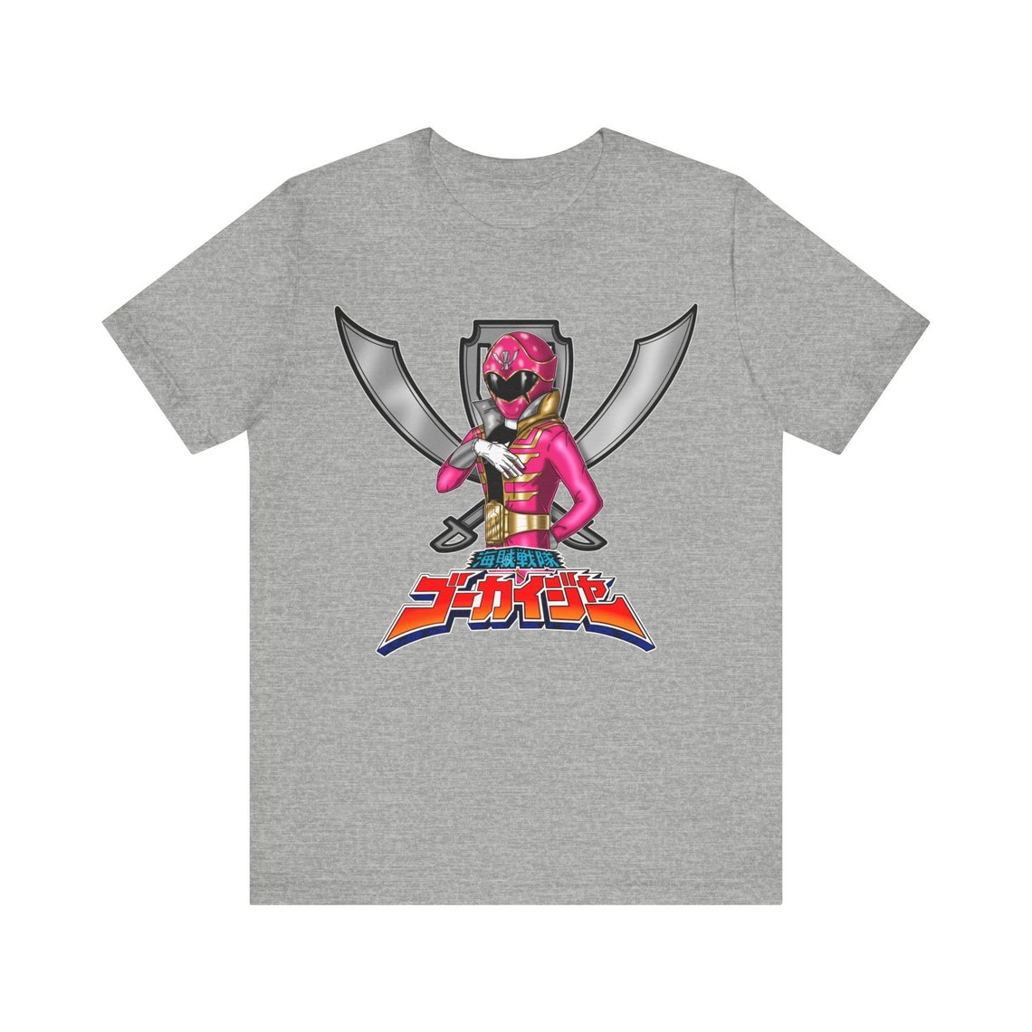 Gokai Pink Super Sentai T Shirt Gokaiger Custom Graphic Art Shirts ...