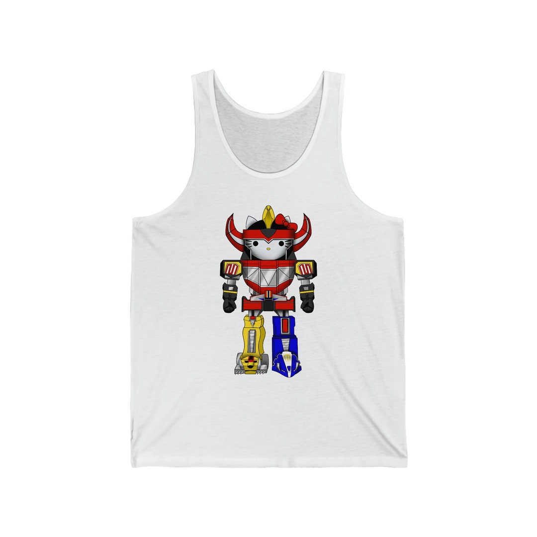 Hello Kittyzord Tank Super Sentai T Shirt Kitty Anime Custom Graphic ...