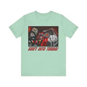 Shift Into Turbo Super Sentai Tee Turbo Red Ranger Shirt - Etsy