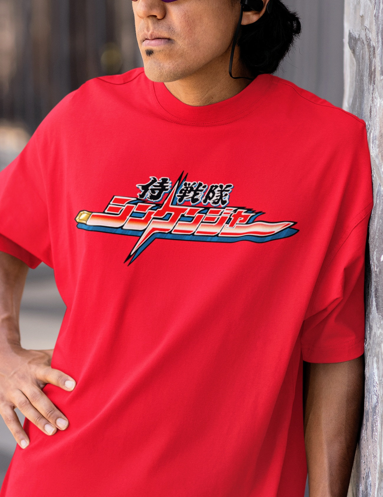 Shinkenger Super Sentai T Shirt Samurai Red Custom Graphic Art Shirts ...