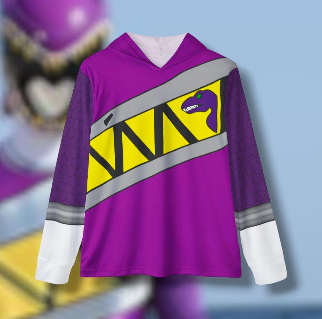 Kyoryuger Purple Lightweight, Breathable, Workout, Pull Over, Fitness ...