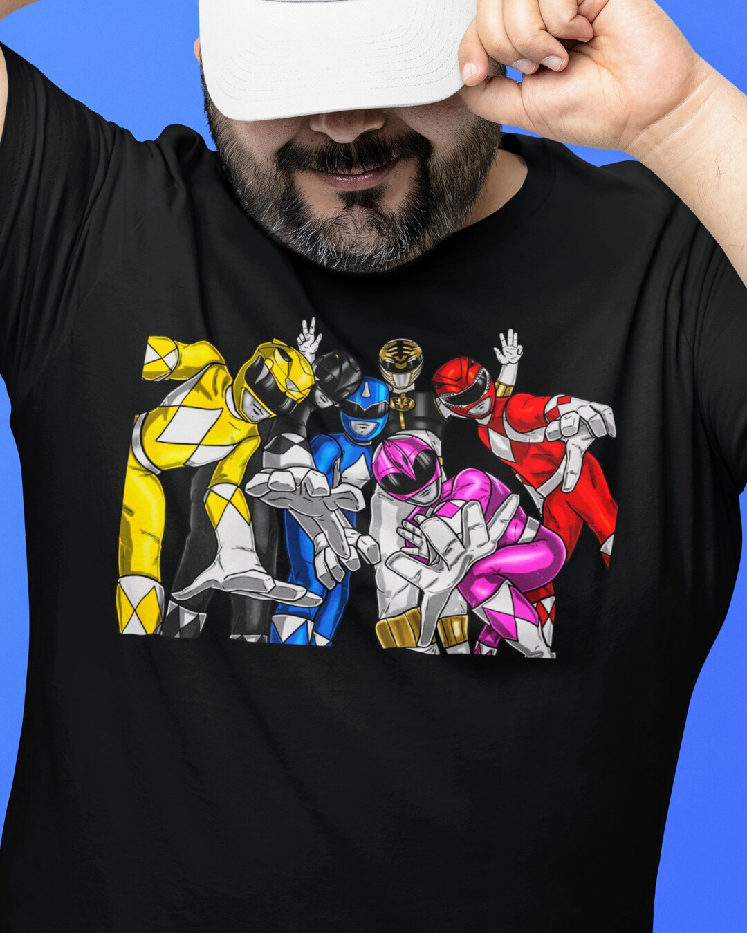 Once a Ranger Super Sentai T Shirt MMPR Custom Graphic Art Shirts ...