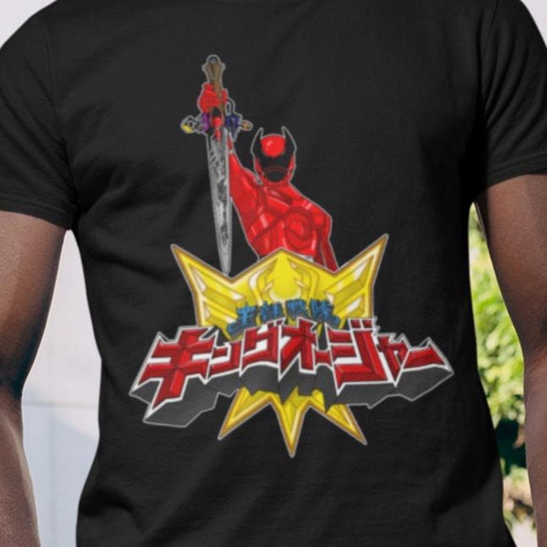 King Ohger Super Sentai T Shirt Custom Graphic Art Shirts Rangers Retro ...