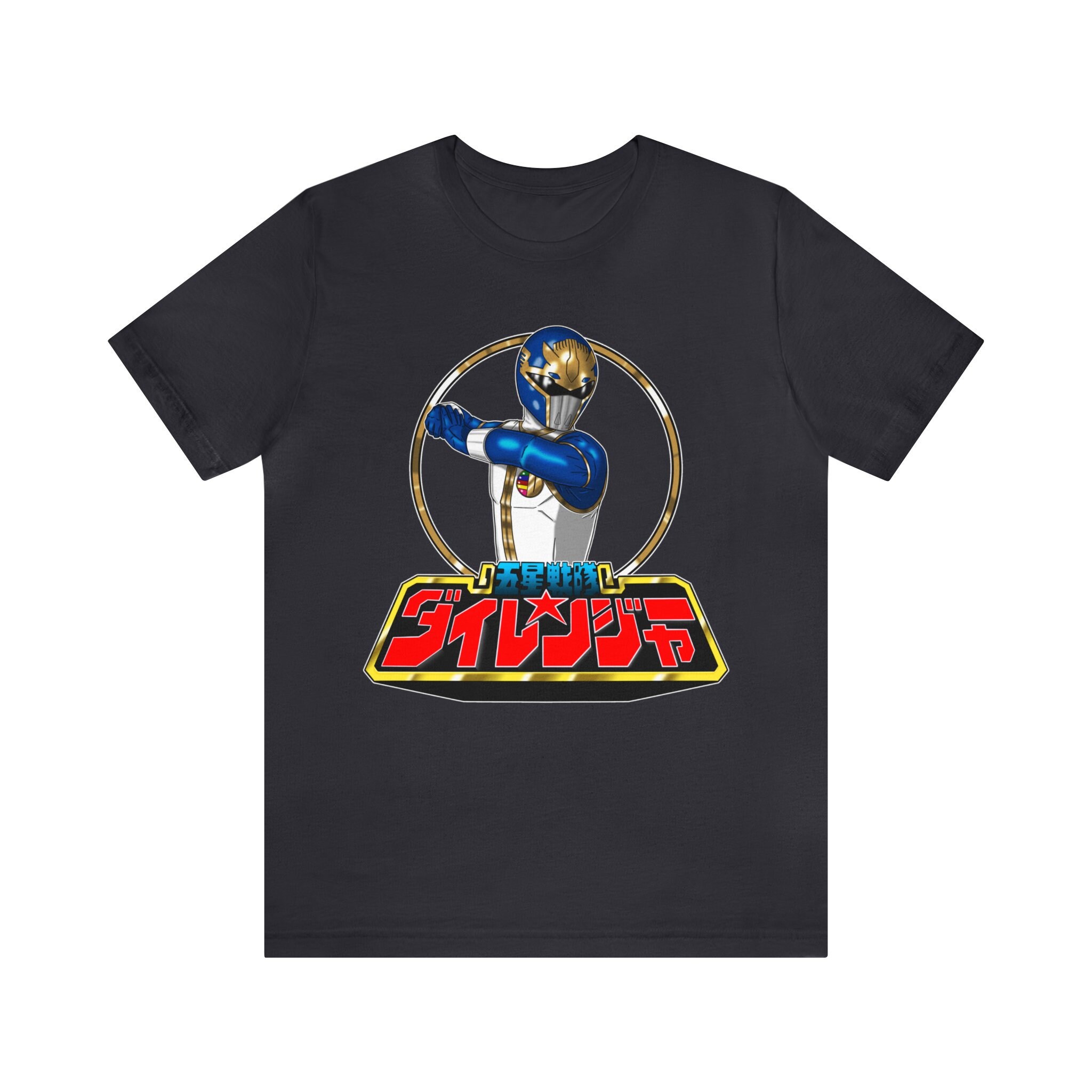 Blue Dairanger Super Sentai T Shirt Custom Graphic Art Shirts Rangers ...