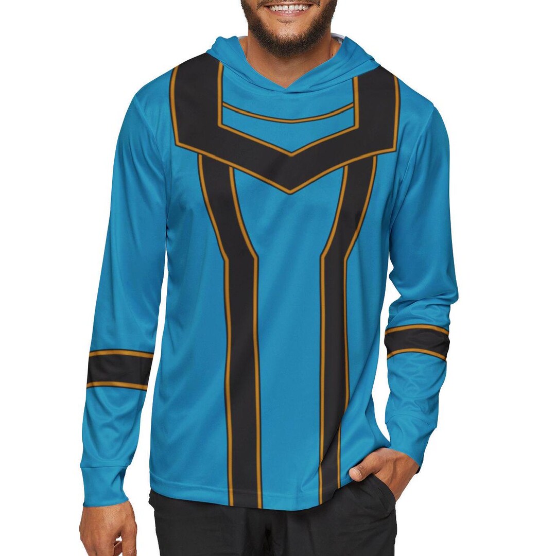 Magiranger Blue Hoodie full Print Super Sentai T Shirt Custom Graphic ...