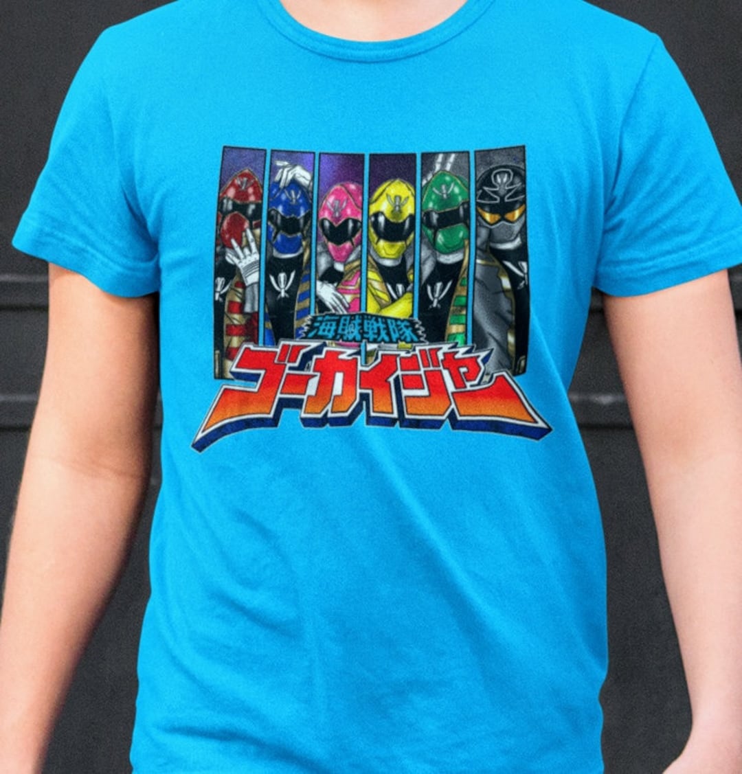 Gokaiger Super Sentai T Shirt Custom Graphic Art Shirts Rangers Retro ...