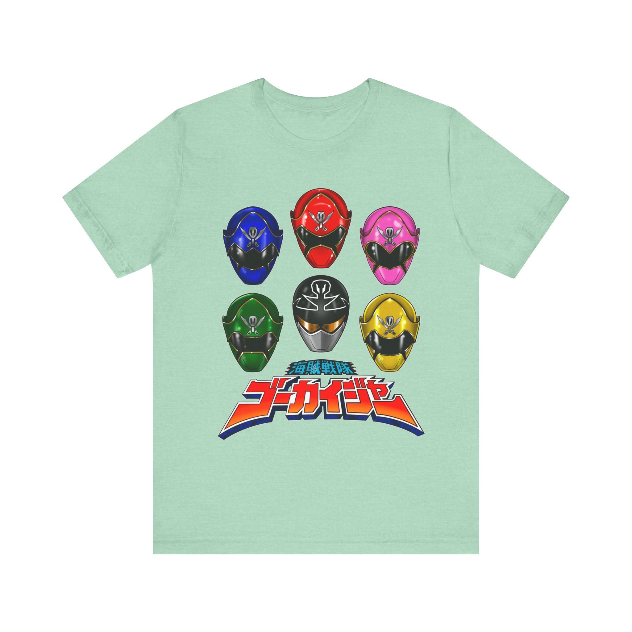 Gokaiger Gokai Helmet Super Sentai T Shirt Custom Graphic Art Shirts ...