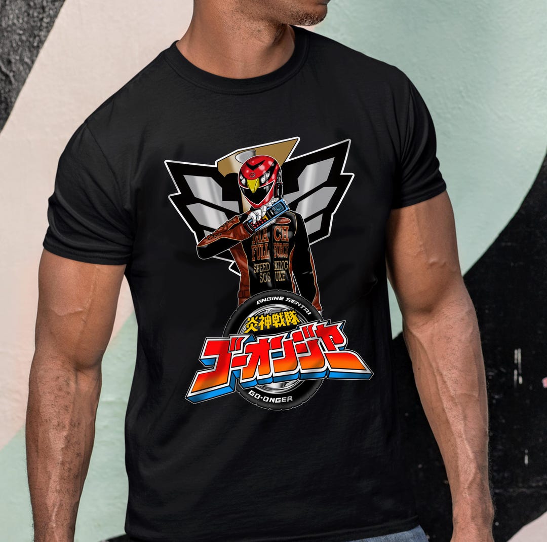 Go-onger Red Sosuke Super Sentai T Shirt Custom Graphic Art Shirts ...