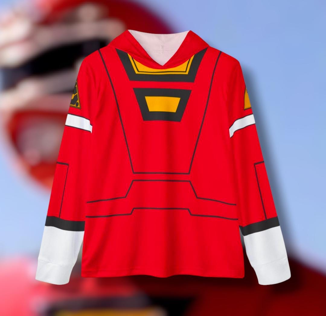 Carranger Red Racer Hoodie (full Print) Super Sentai T Shirt Custom ...