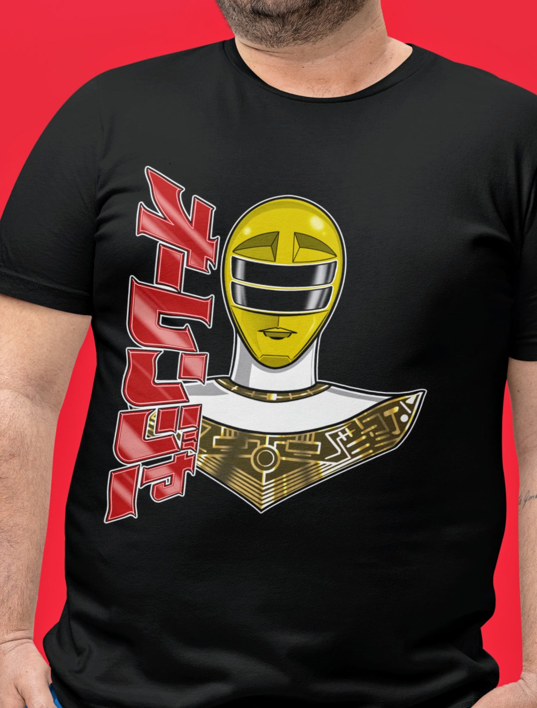Ohranger Yellow Super Sentai T Shirt Zeo Ranger Custom Graphic Art ...