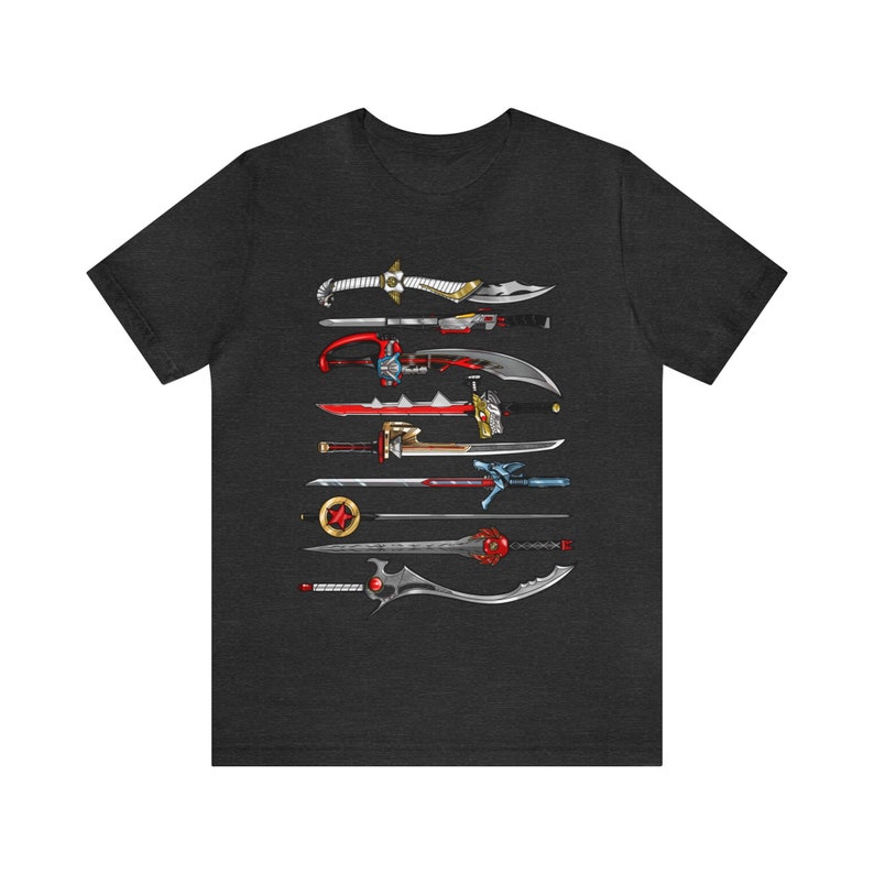 Super Sentai Swords T Shirt Ranger Cosplay Custom Graphic Art Shirts ...