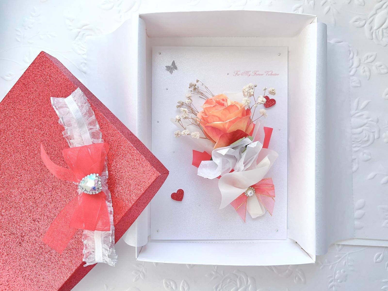 Personalised Dried Flower Birthday Card, Luxury Box Inclusion - Etsy UK