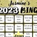 2023 New Years BINGO Editable Goals! - Etsy